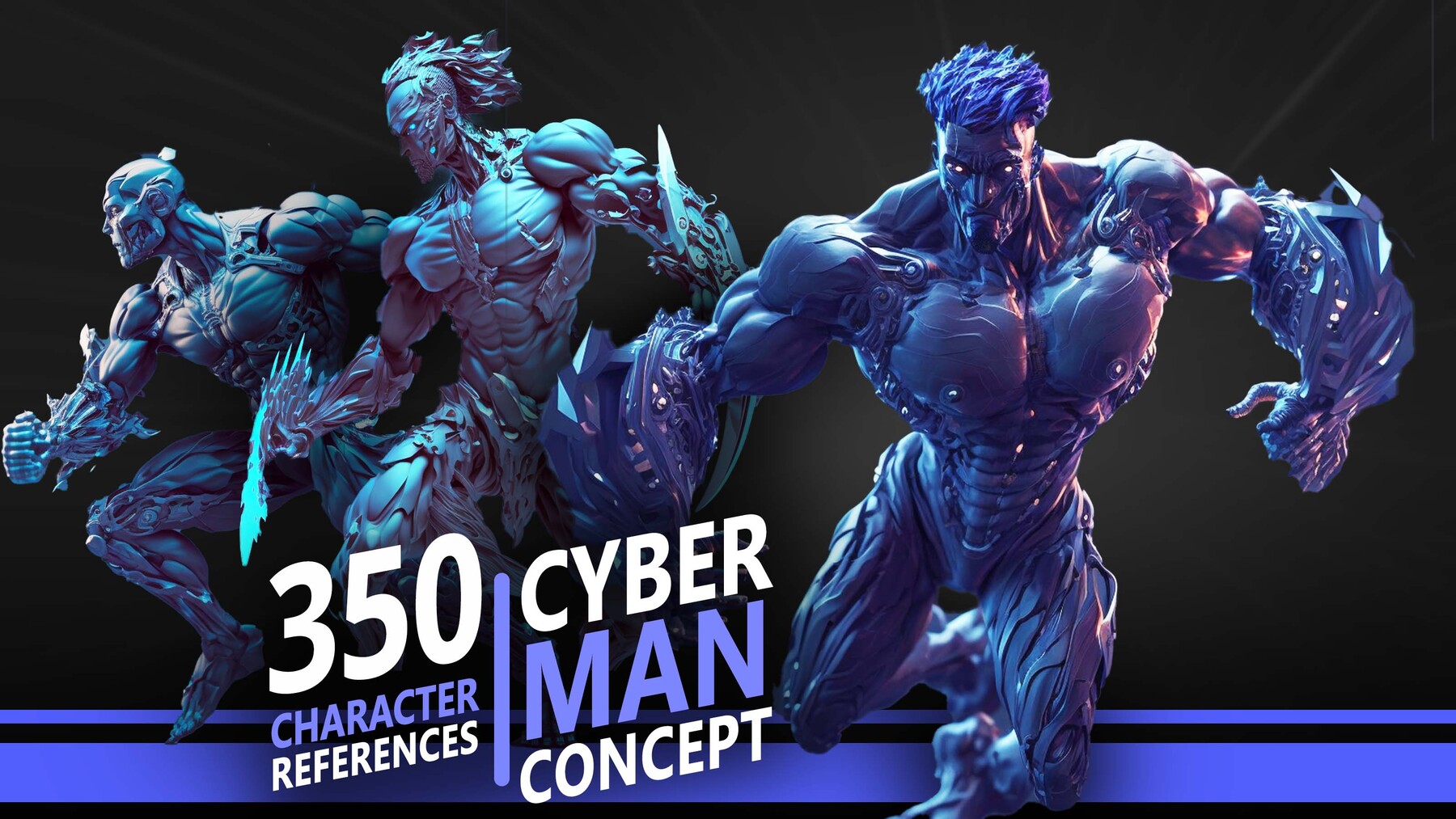 ArtStation - 350 Cyber Man Concept - Character references | Artworks