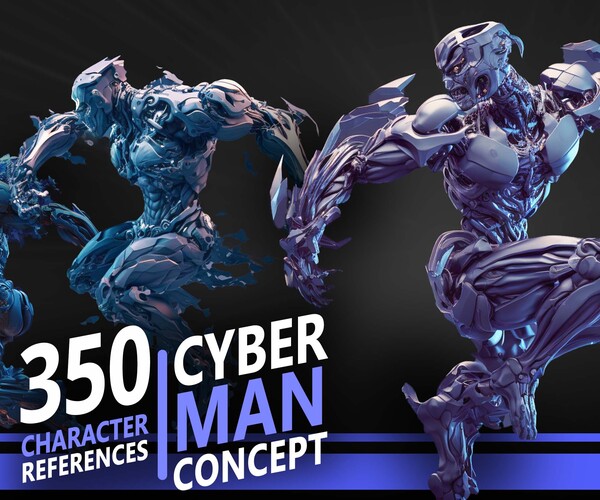 ArtStation - 350 Cyber Man Concept - Character references | Artworks