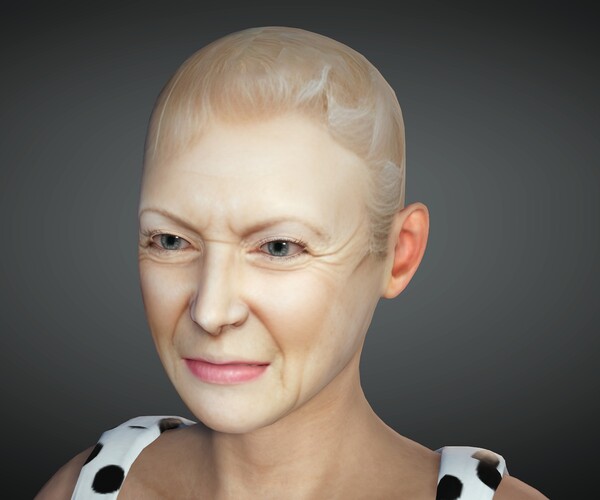 ArtStation - Betty White/Famous American Veteran Actor with blendshape ...