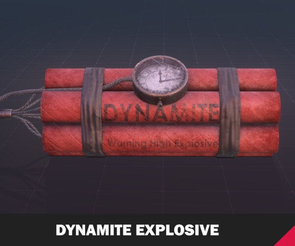 ArtStation - Dynamite Explosive | Game Assets