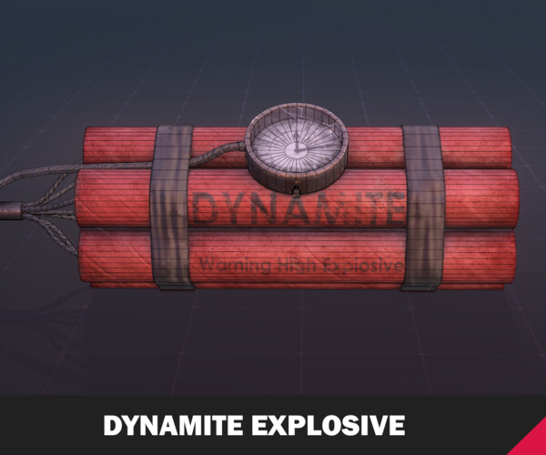 ArtStation - Dynamite Explosive | Game Assets