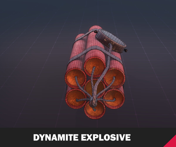 ArtStation - Dynamite Explosive | Game Assets