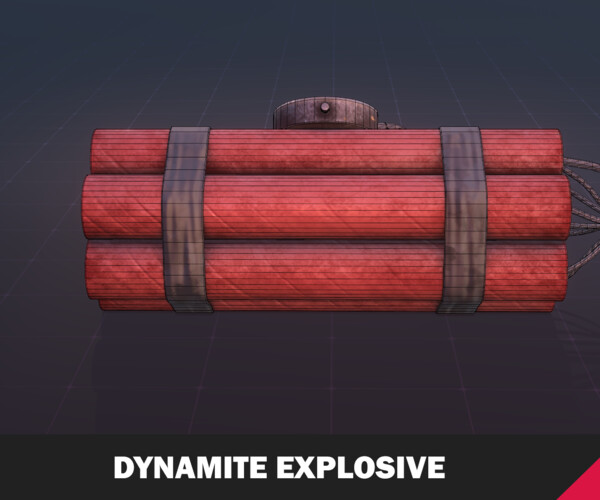 ArtStation - Dynamite Explosive | Game Assets