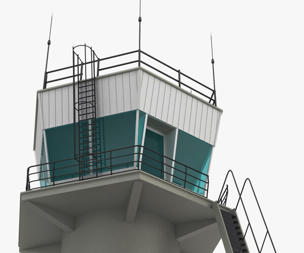 ArtStation - Airport Air Traffic Control Tower M 1 | Resources