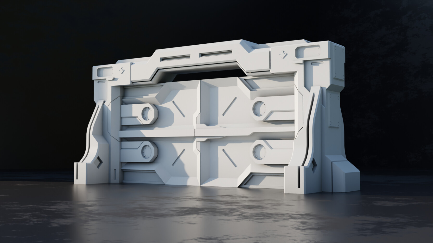 ArtStation - SCI FI Gates | Resources