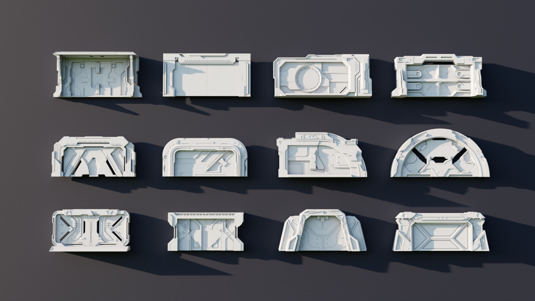 ArtStation - SCI FI Gates | Resources