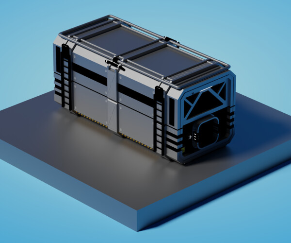 ArtStation - Sci-Fi Container | Resources