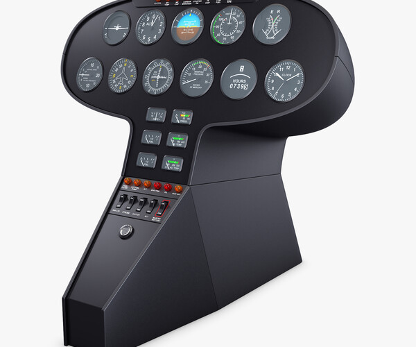 ArtStation - Aircraft Instrument Panel v 1 | Resources