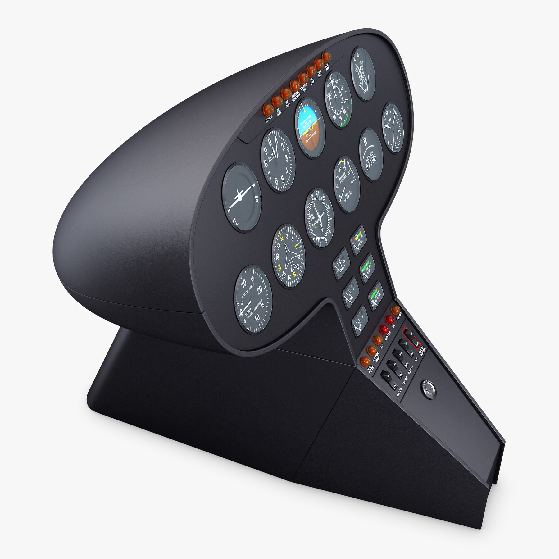 ArtStation - Aircraft Instrument Panel v 1 | Resources