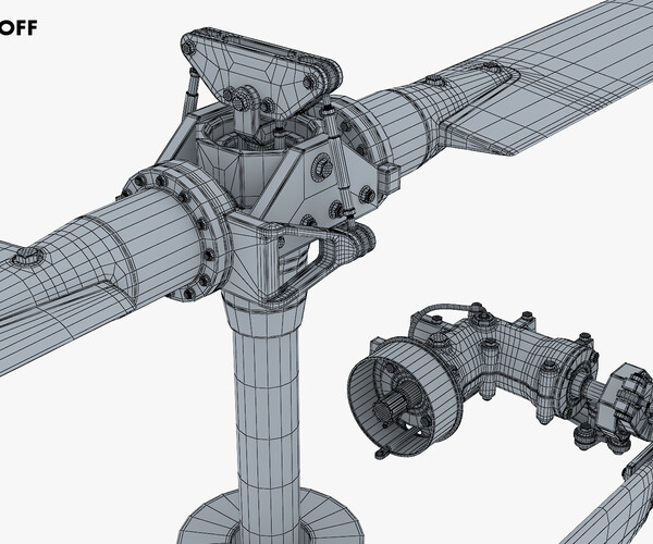 ArtStation - Helicopter Rotor System v 1 | Resources