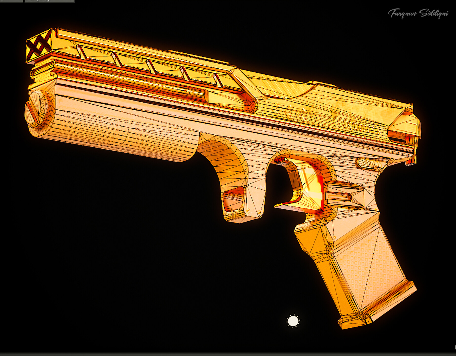 ArtStation - Sci-fi Laser Gun PBR | Game Assets