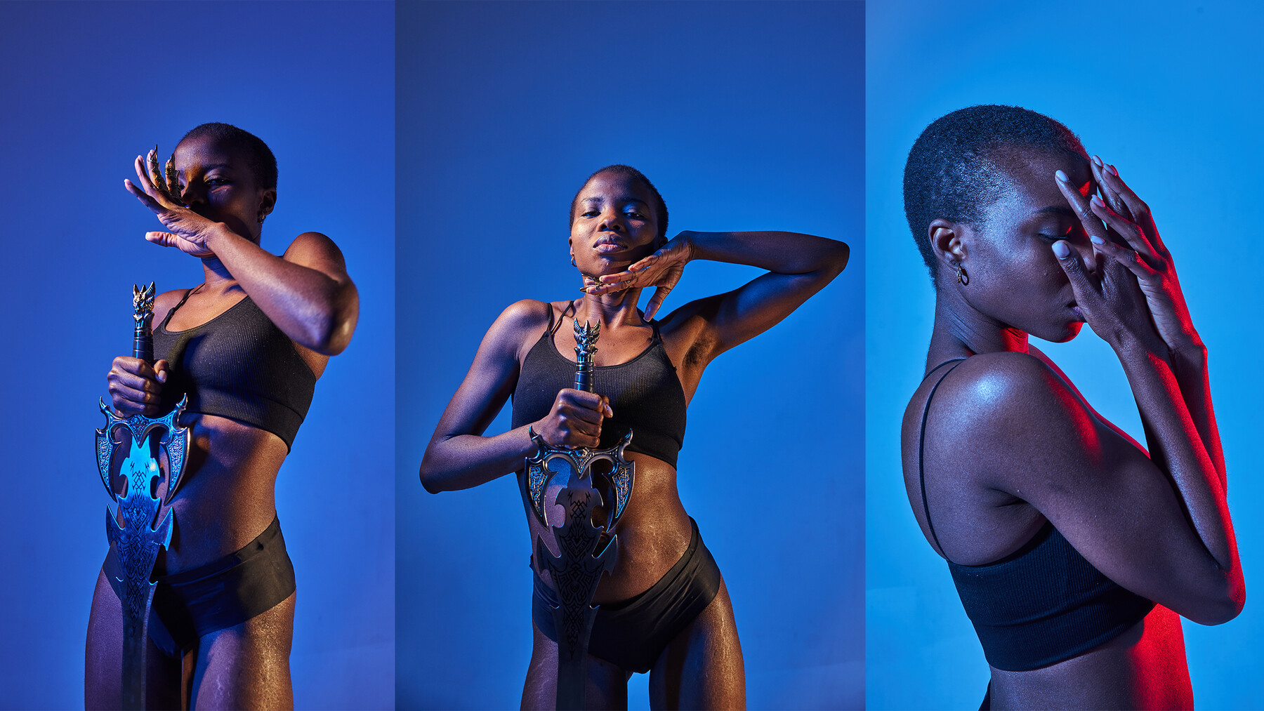 ArtStation - 275 Neon Female Reference Pictures + Portraits | Resources