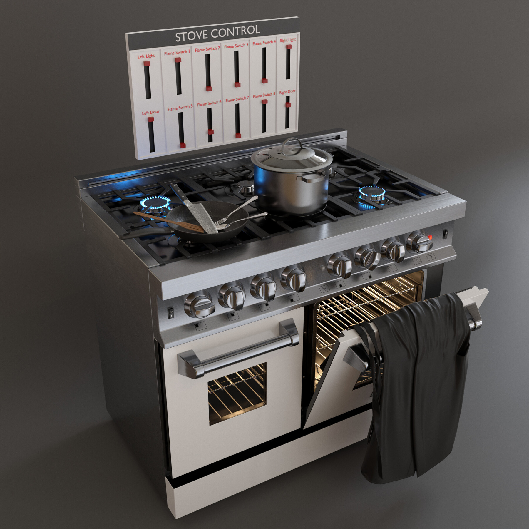 ArtStation - Modern Kitchen Room / Unreal Engine 5, 3ds Max, Blender ...