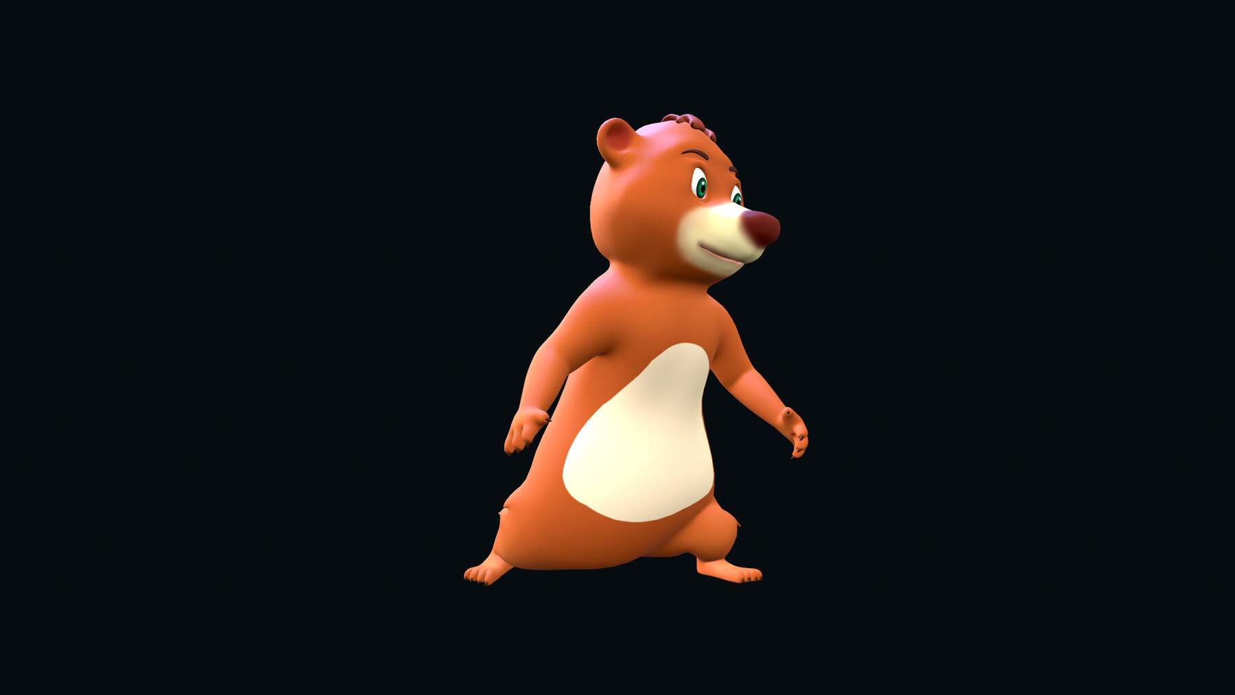 ArtStation - Toon Bear Animated | Game Assets