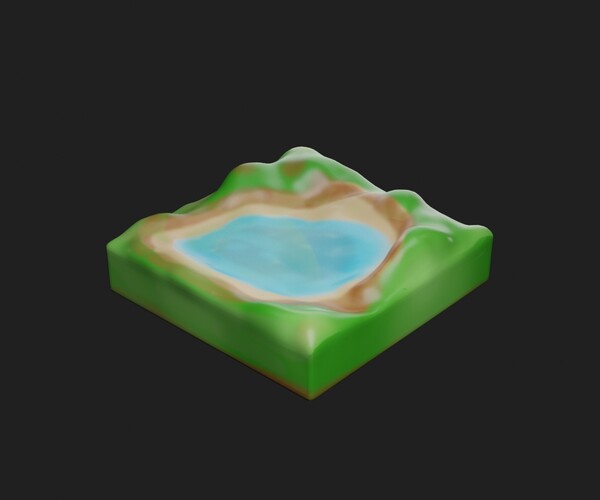 ArtStation - LAKE 3D Model | Resources