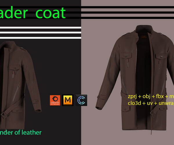 ArtStation - Leader coat | Resources