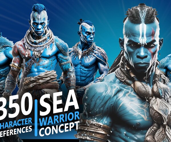 ArtStation - 350 Sea Warrior Concept - Character references | Artworks