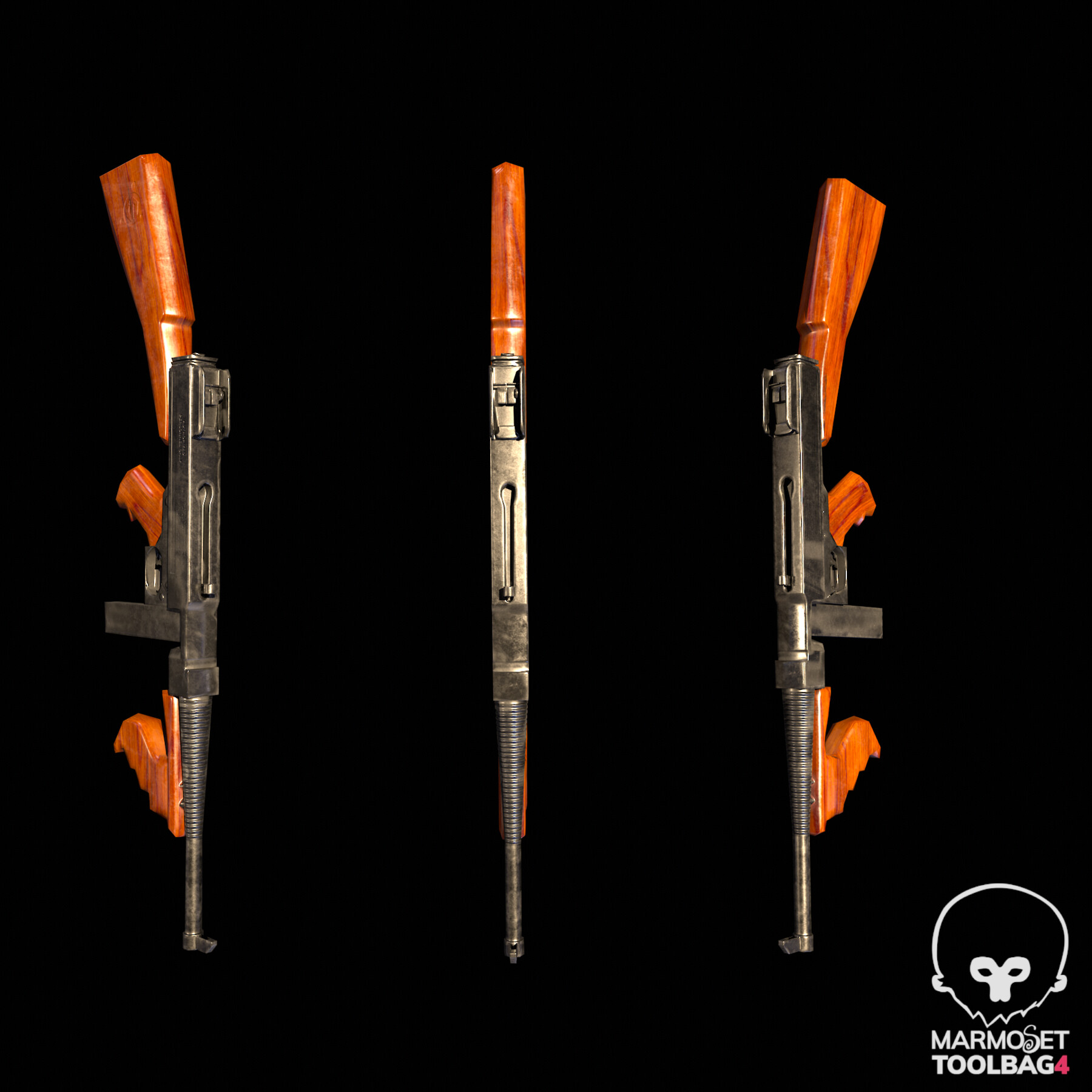 ArtStation - Gun- 5 Model-Game Assets-vol 01 | Game Assets
