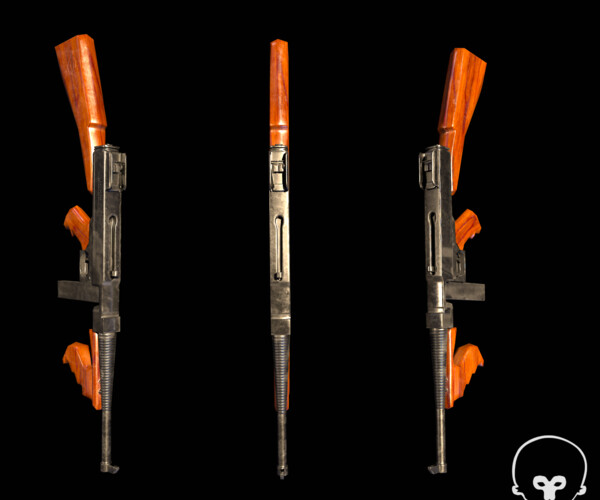 ArtStation - Gun- 5 Model-Game Assets-vol 01 | Game Assets