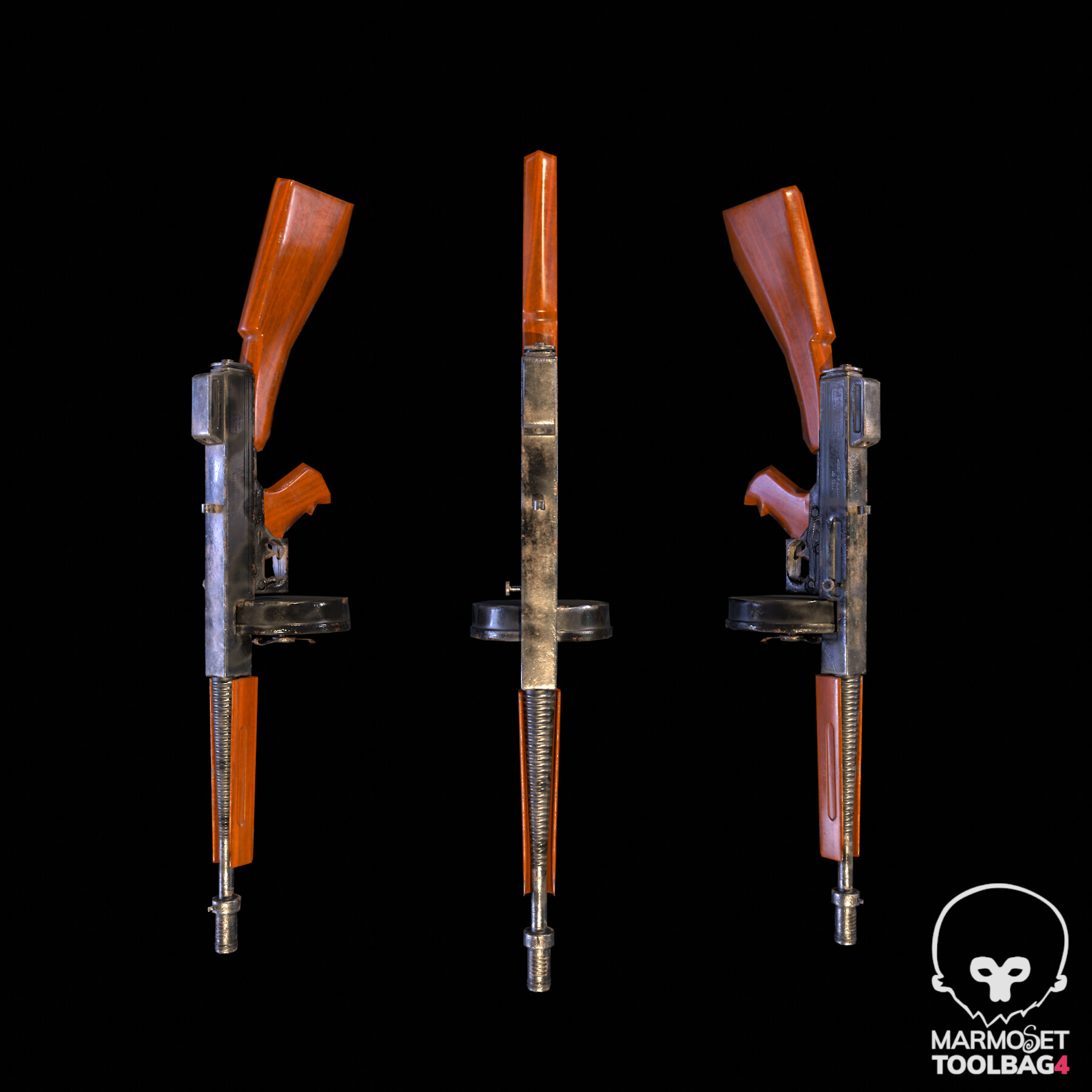 ArtStation - Gun- 5 Model-Game Assets-vol 01 | Game Assets