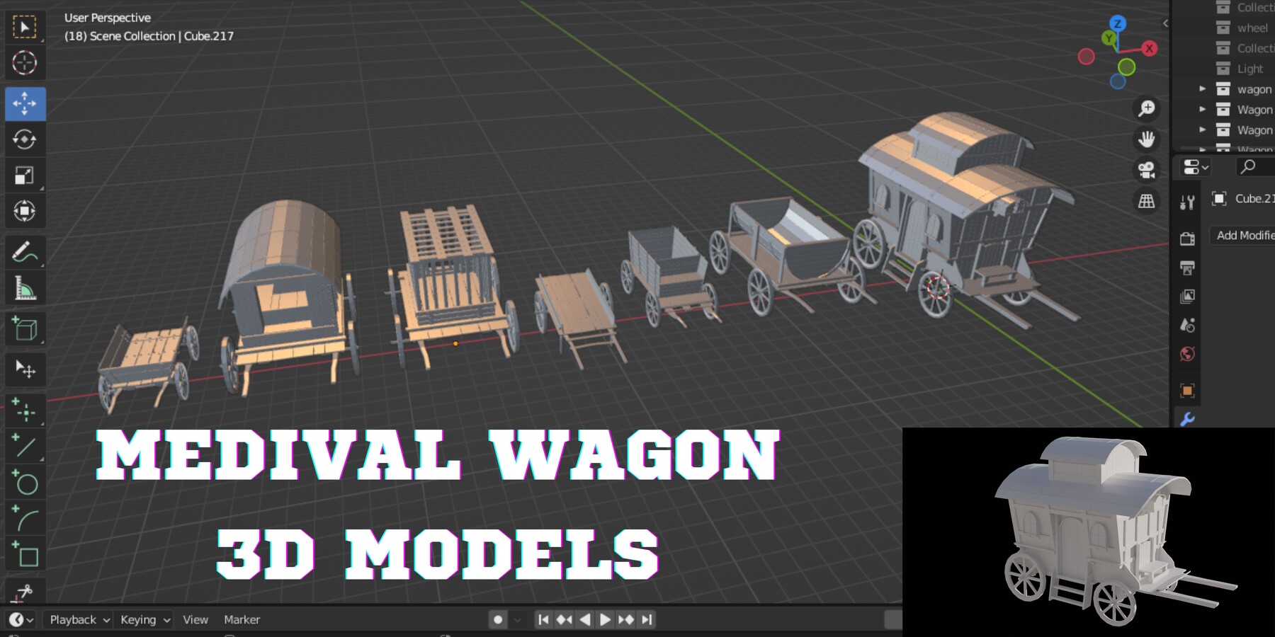 ArtStation - Wagon Wagon and Wagon | Game Assets