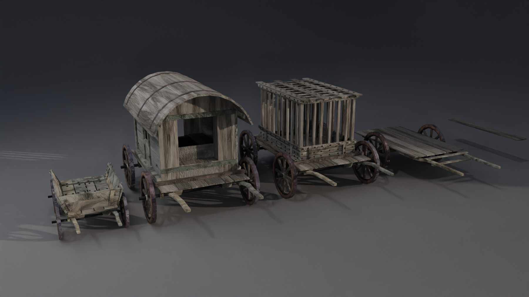 ArtStation - Wagon Wagon and Wagon | Game Assets