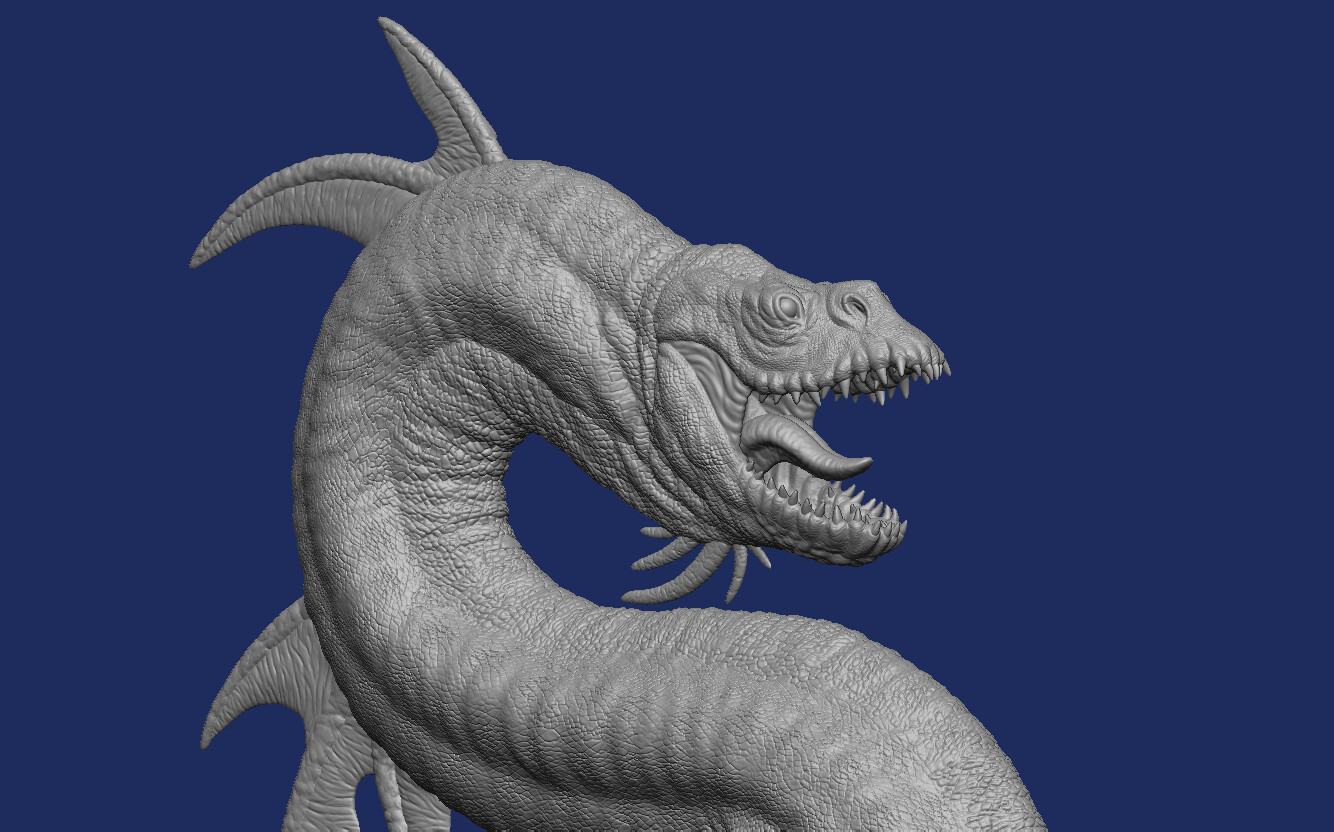 ArtStation - Winged Nazgul - Dragon for 3D Printing | Resources