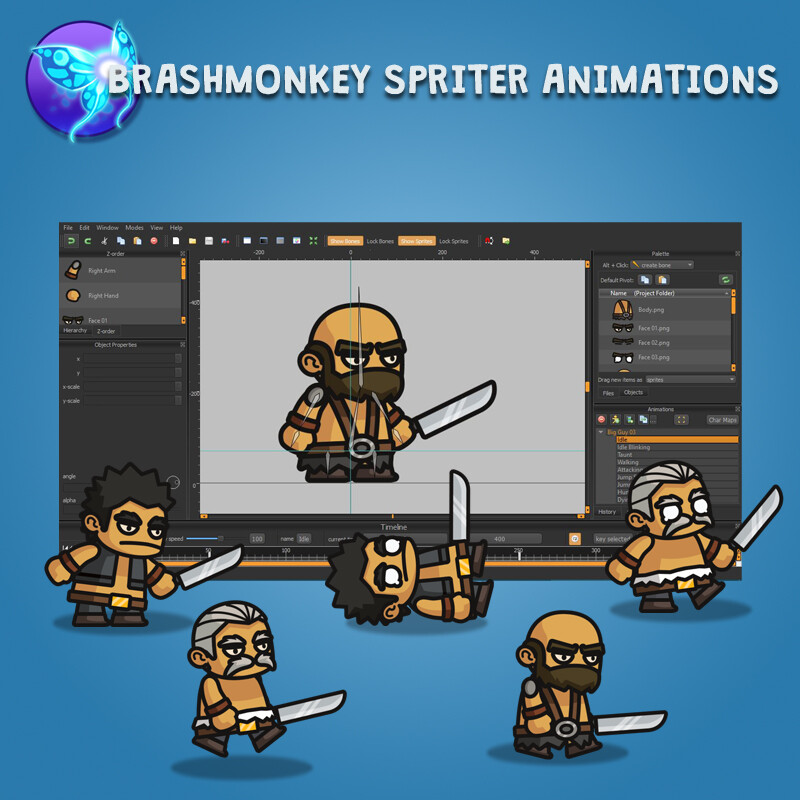 ArtStation - Big Guy 3-Packs | Game Assets