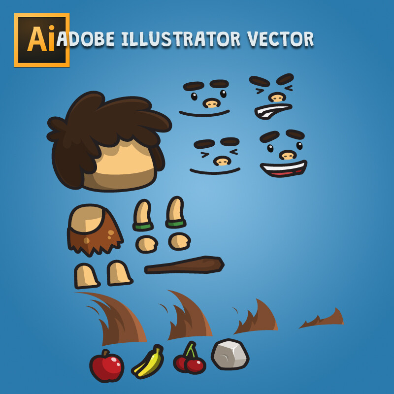 ArtStation - Tiny Caveman | Game Assets