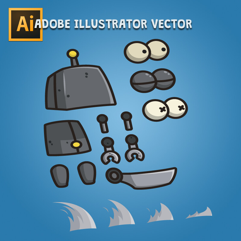 ArtStation - Dumb Robot | Game Assets