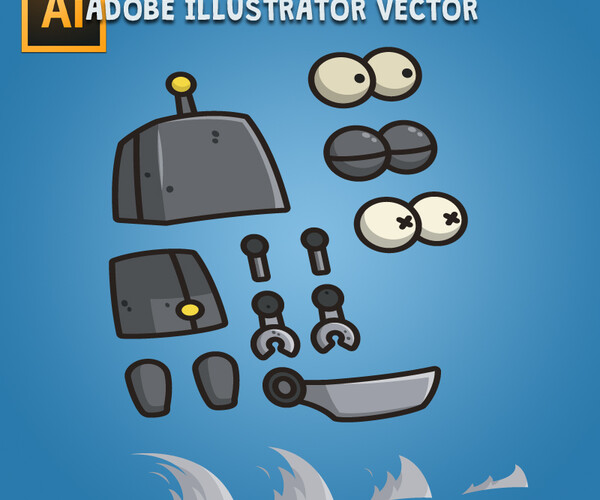 ArtStation - Dumb Robot | Game Assets