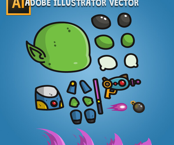 ArtStation - Good Alien | Game Assets