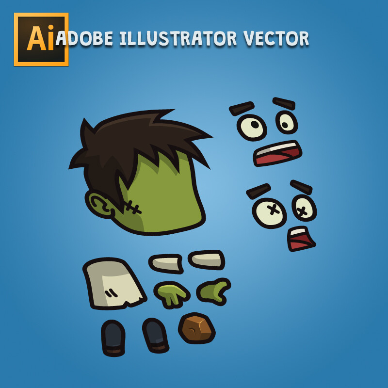 ArtStation - Cartoon Villager Zombie | Game Assets