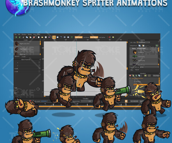 ArtStation - Cartoon Gorilla Boss | Game Assets