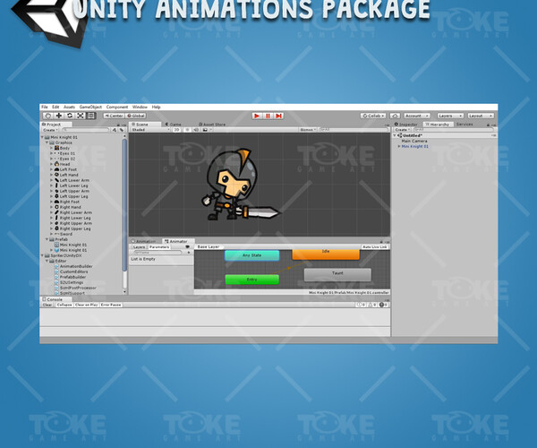 ArtStation - Mini Knight Character Pack | Game Assets