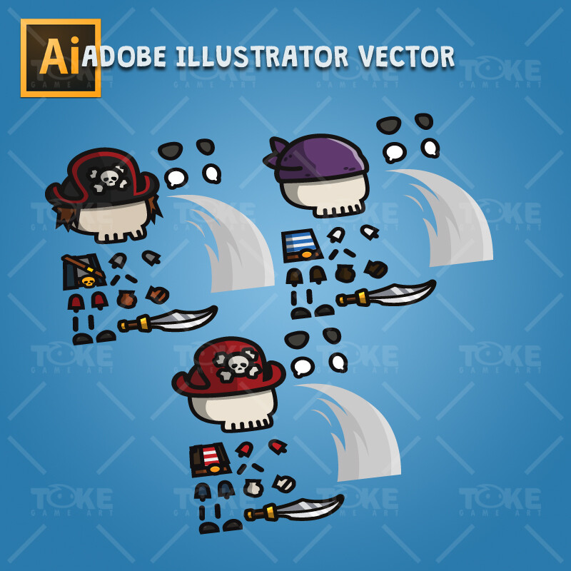 ArtStation - Pirate Skeleton | Game Assets