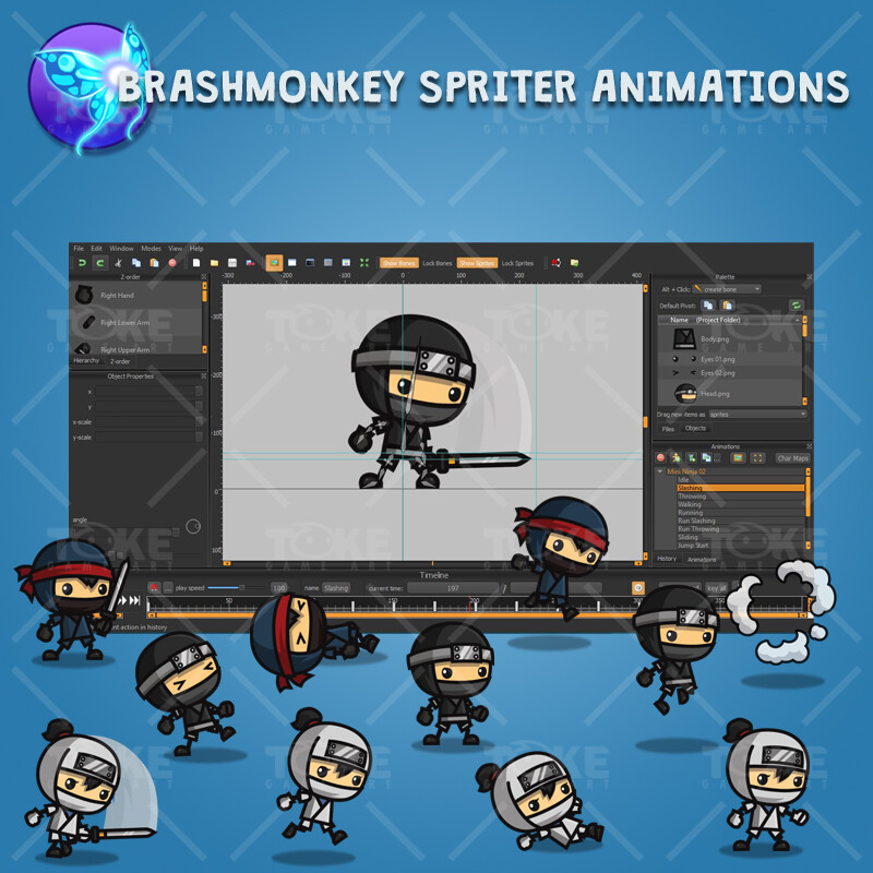 ArtStation - Mini Ninja | Game Assets