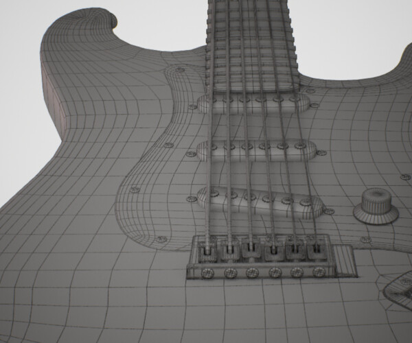 ArtStation - Electric guitar | Game Assets