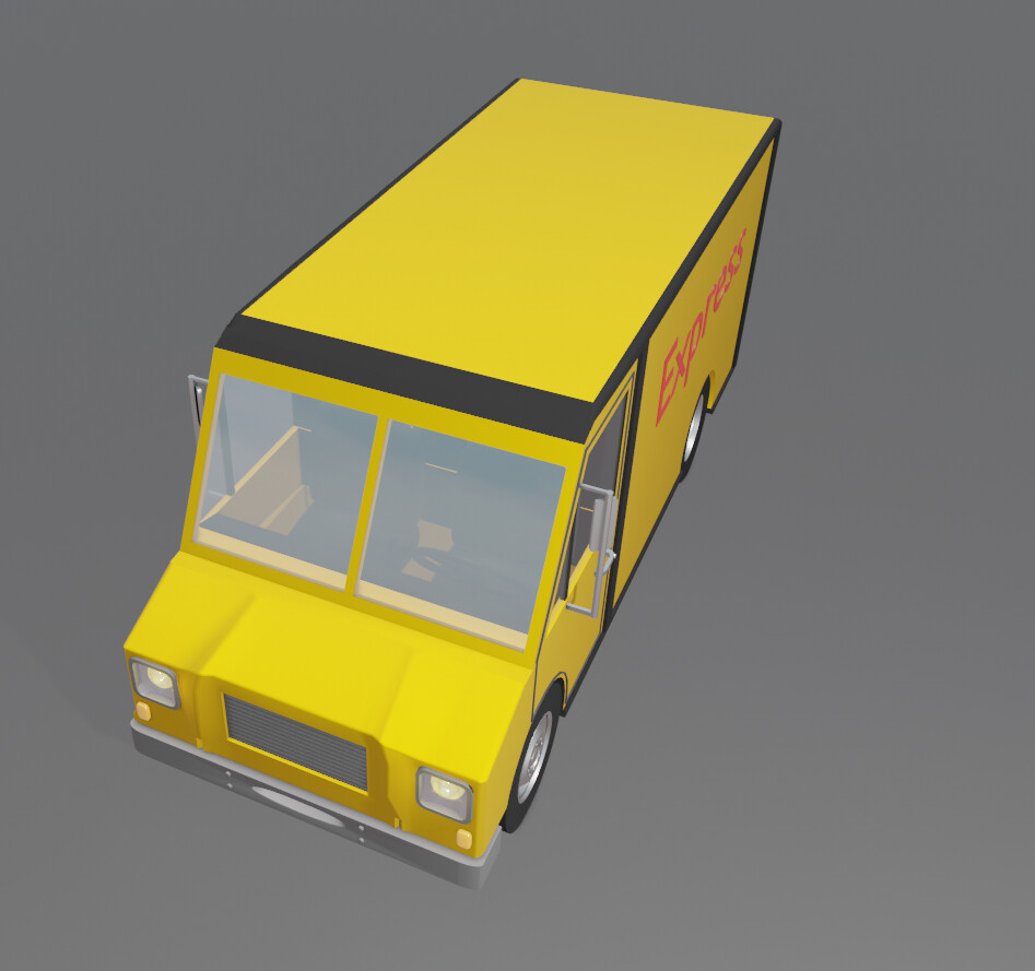 ArtStation - Delivery Van | Resources