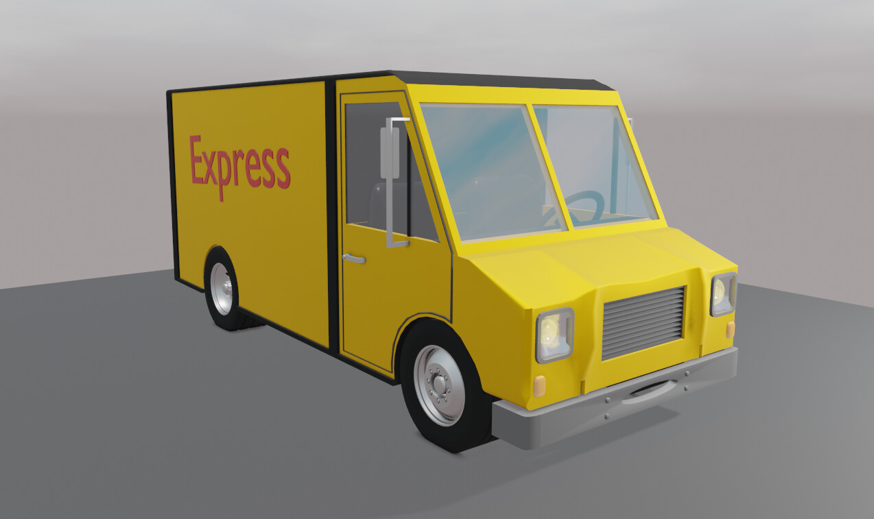 ArtStation - Delivery Van | Resources