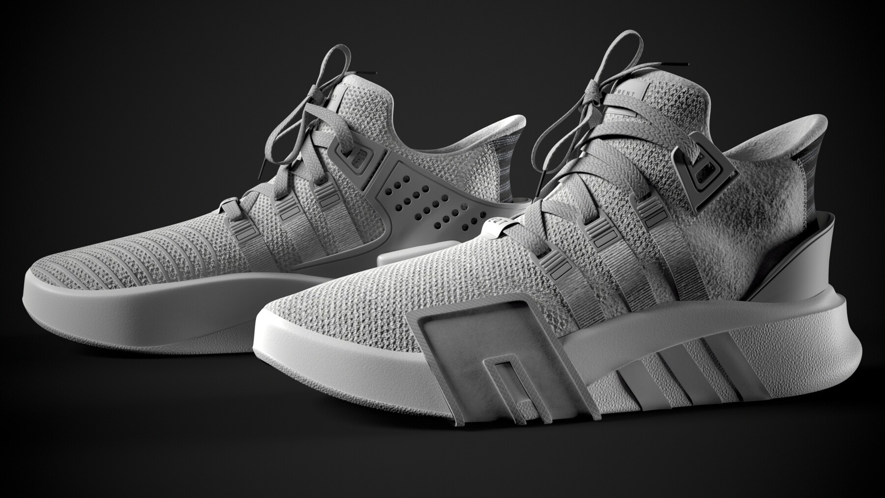 ArtStation - Adidas EQT Bask ADV Gray- (3dsmax- Blender - Cinema4D) | Resources