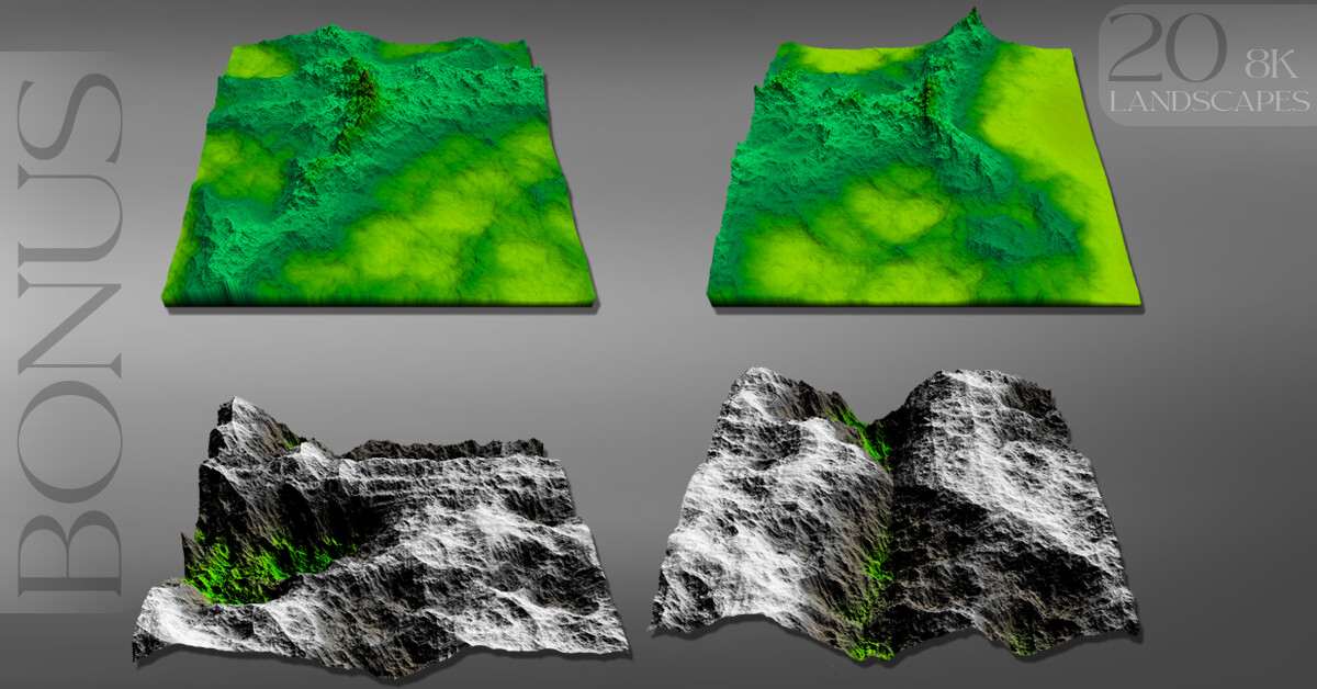 ArtStation - [30%OFF] 1000 Brushes | Environment Maker & Landscape Kit ...