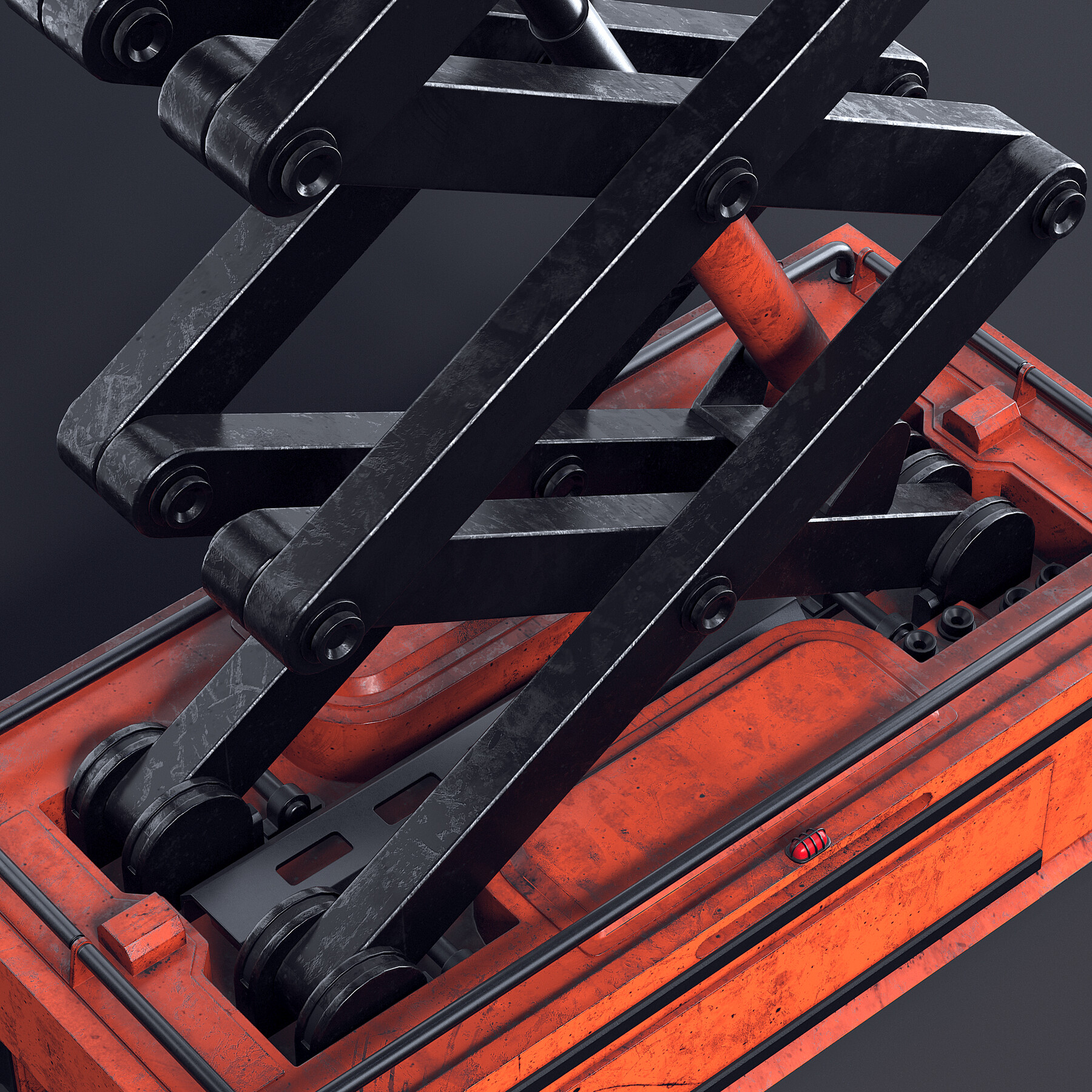 ArtStation - Scissor Freight Lift II | Game Assets