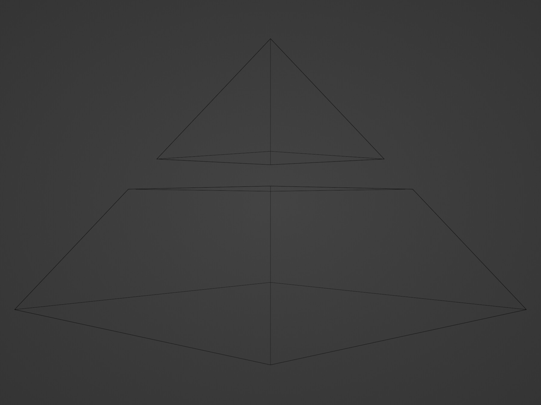 ArtStation - Pyramid Separated into 2 Parts | Resources