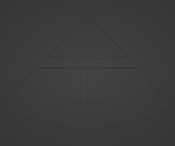 ArtStation - Pyramid Separated into 2 Parts | Resources