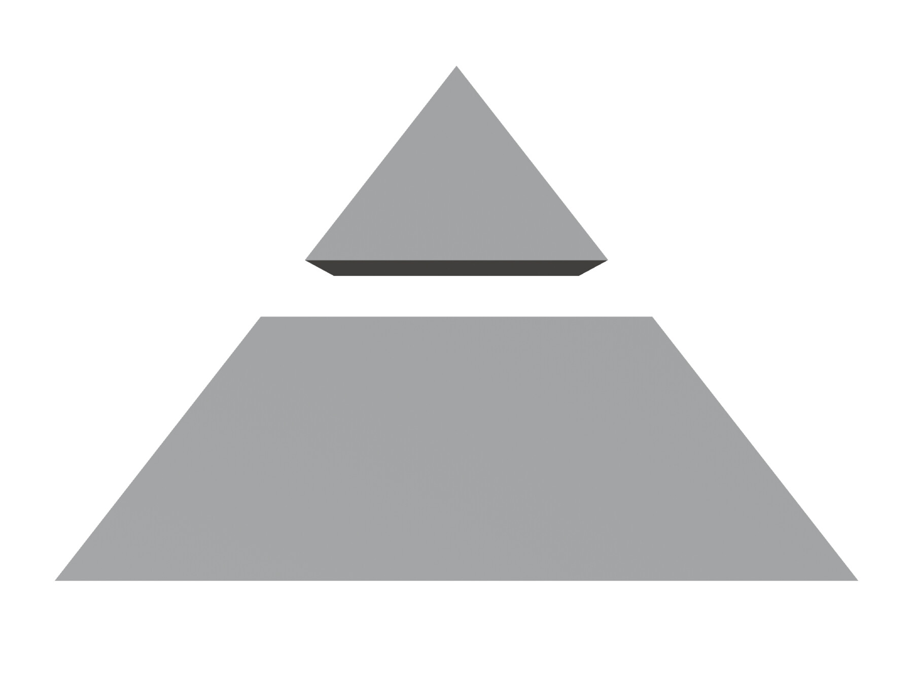 ArtStation - Pyramid Separated into 2 Parts | Resources