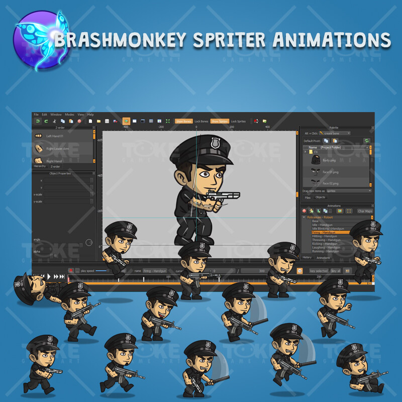 ArtStation - Policeman - Robert | Game Assets