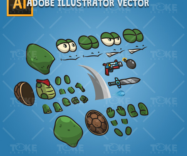 ArtStation - Cute Turtle | Game Assets