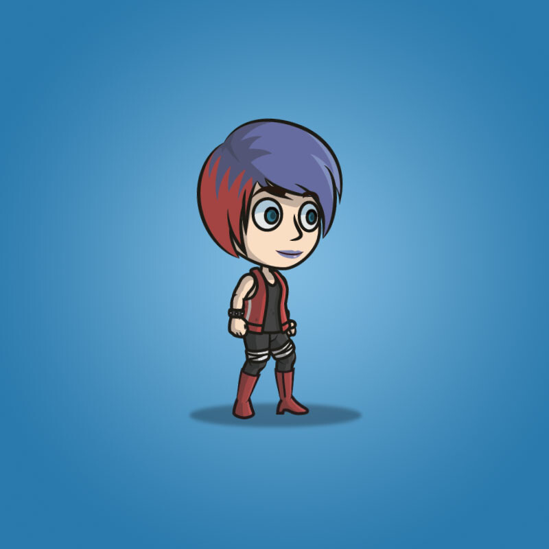 ArtStation - Punk Girl | Game Assets