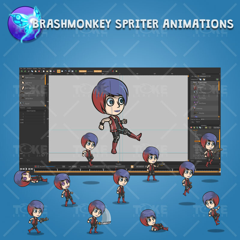 ArtStation - Punk Girl | Game Assets